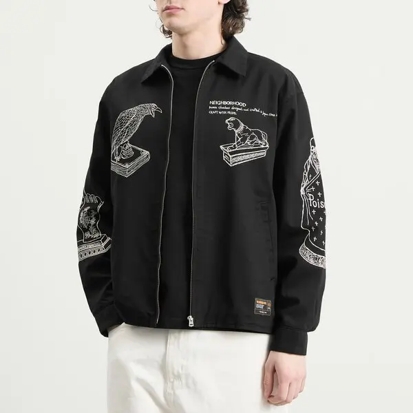 ジャケット・アウター NEIGHBORHOOD SOUVENIR JACKET L Neighborhood Souvenir Jacket - Black | Editorialist