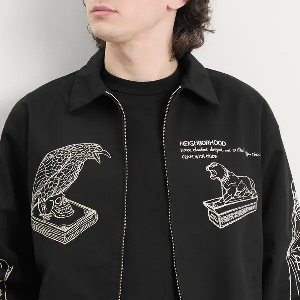 Neighborhood Souvenir Jacket - Black | Editorialist
