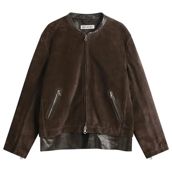 Our Legacy Suede Drift Jacket - Brown