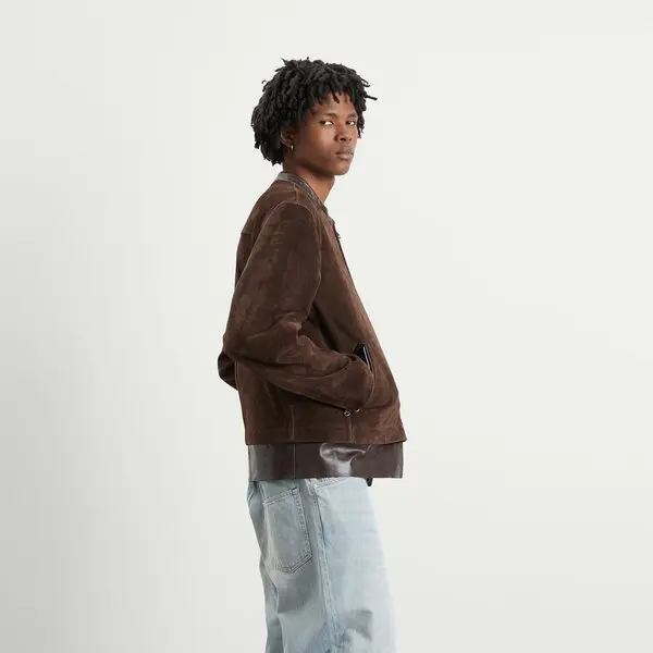 Our Legacy Suede Drift Jacket - Brown
