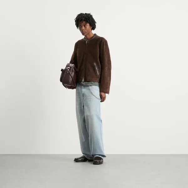 Our Legacy Suede Drift Jacket - Brown