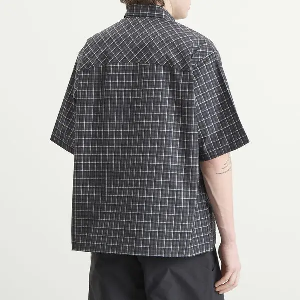 ROA Aair Floweave Printed Check Short Sleeve Shirt