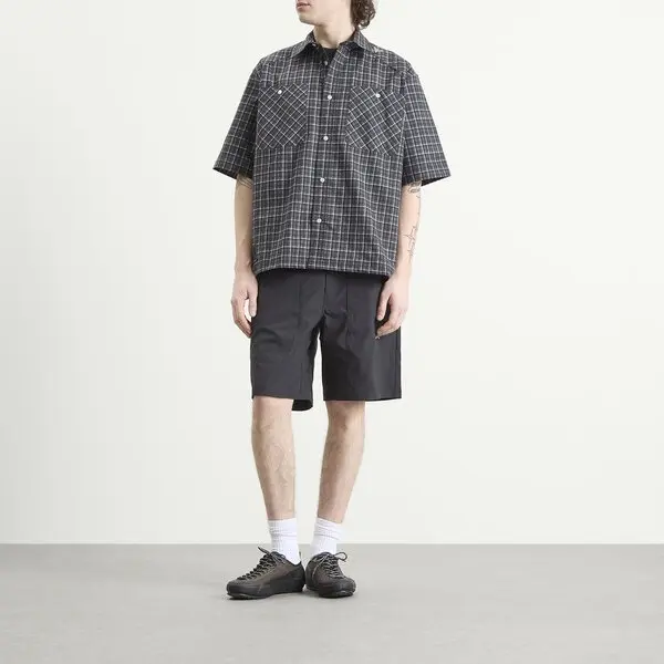 ROA Aair Floweave Printed Check Short Sleeve Shirt