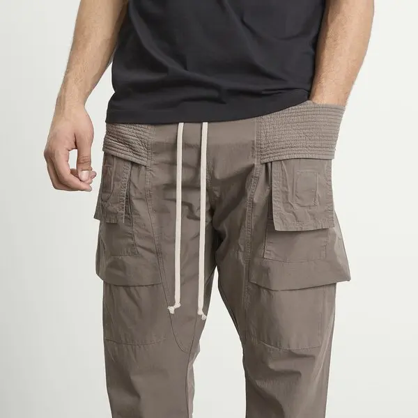Rick Owens Creatch Cargo Trousers - Dust