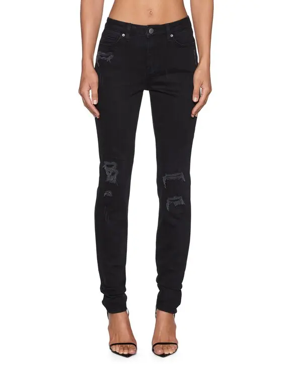 Ksubi Spray On Xtra Boneyard Jeans - Black