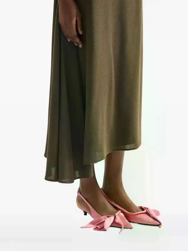 Erdem Draped Midi Skirt - Green
