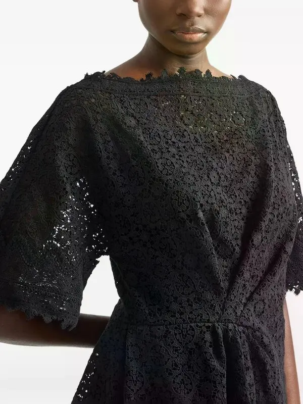 Erdem Draped Short-sleeve Top
