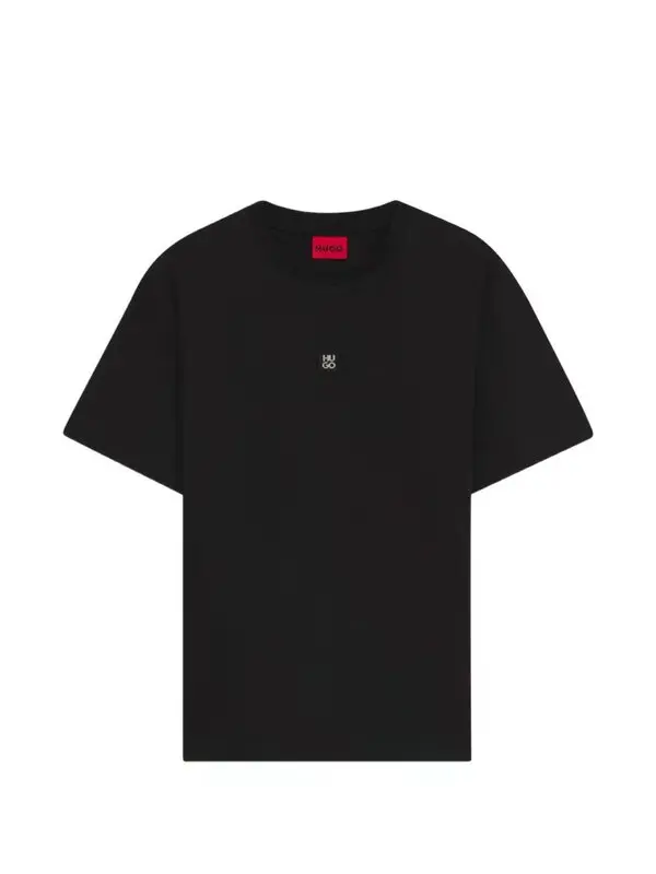 Hugo Logo-plaque T-shirt - Black