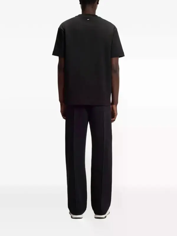 Hugo Logo-plaque T-shirt - Black
