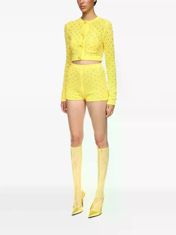 David Koma Button Embellished Cardigan