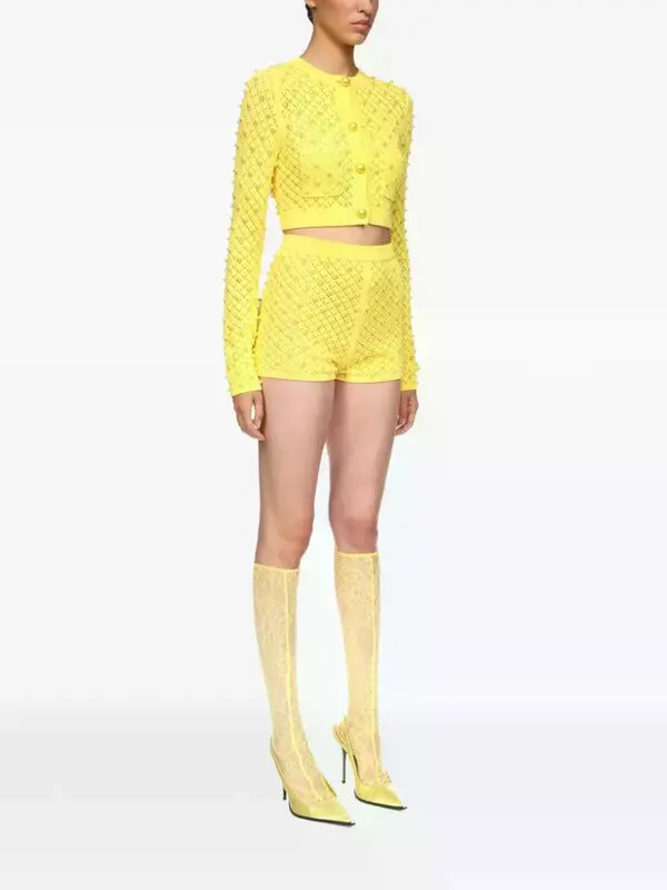 David Koma Button Embellished Cardigan