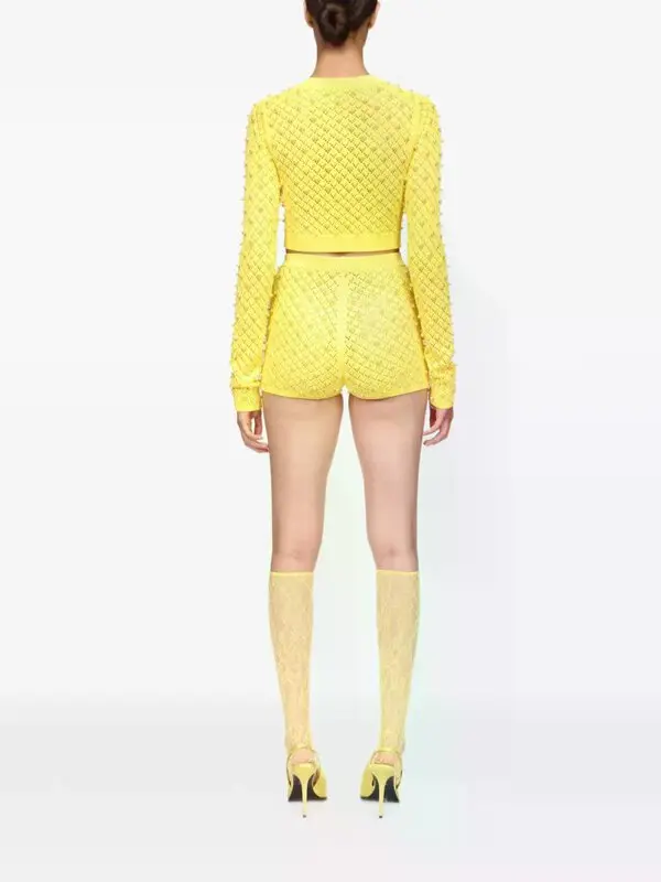David Koma Button Embellished Cardigan