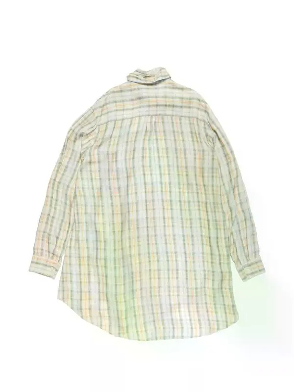 Acne Studios Plaid Asymmetric Shirt - Neutrals