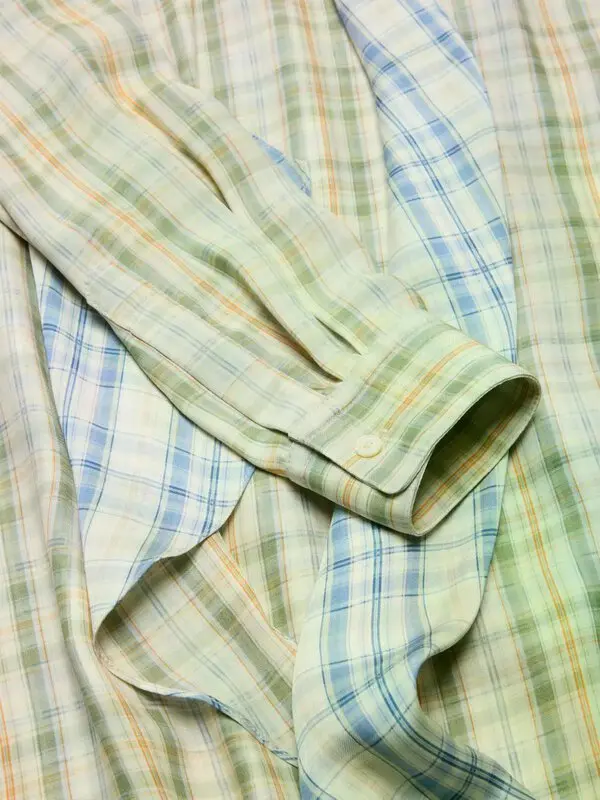 Acne Studios Plaid Asymmetric Shirt