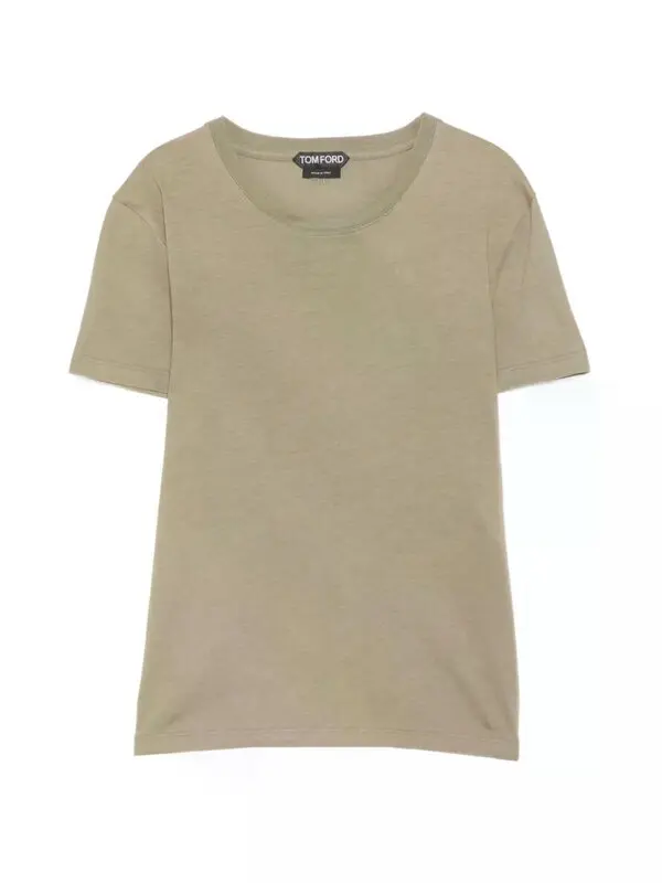 TOM FORD Crew Neck T-shirt - Green