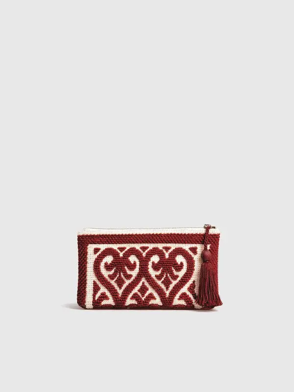 ATP ATELIER Costantine Cotton Small Pouch - Melograno