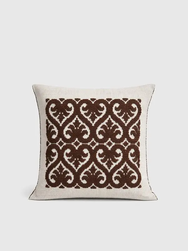 ATP ATELIER Costantine Cotton Pillow Case - Walnut