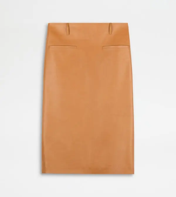 TOD'S Leather Skirt