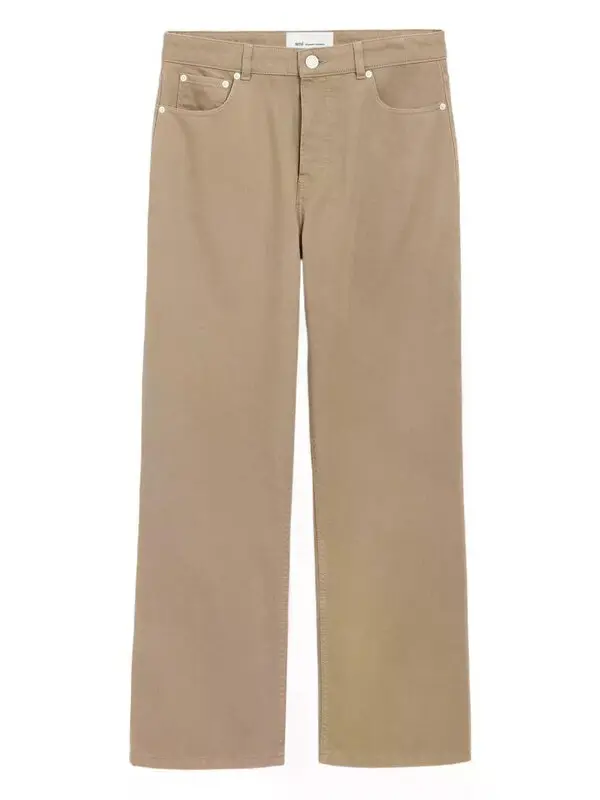 Ami Five-pocket Loose-fit Jeans - Neutrals