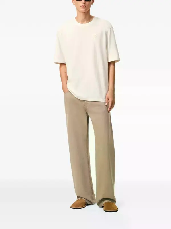 Ami Five-pocket Loose-fit Jeans - Neutrals