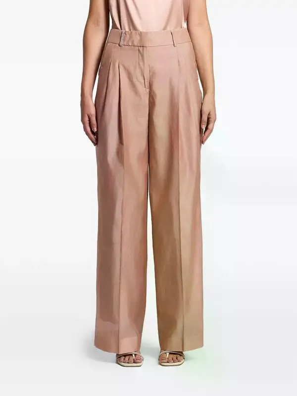 Peserico Pleated Wide Leg Trousers