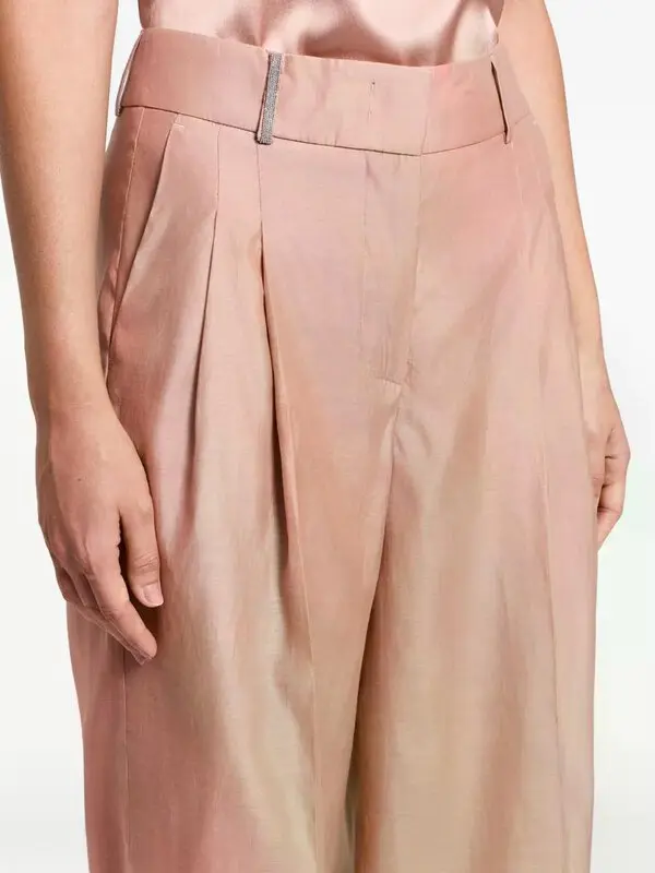 Peserico Pleated Wide Leg Trousers