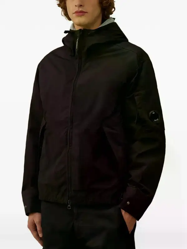C.P. COMPANY Twill Hooded Lens Jacket