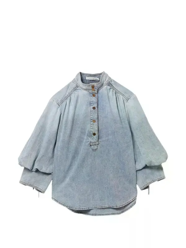 Zimmermann Balloon-sleeve Blouse - Blue