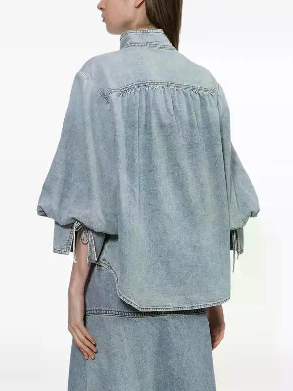 Zimmermann Balloon-sleeve Blouse - Blue