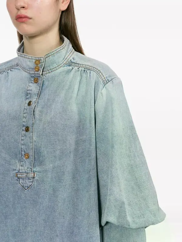 Zimmermann Balloon-sleeve Blouse - Blue