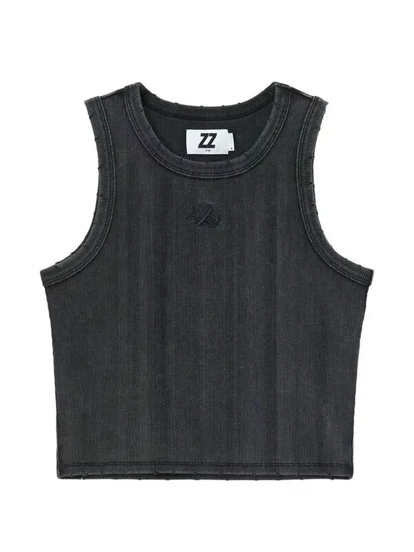 Izzue Ribbed Tank - Grey