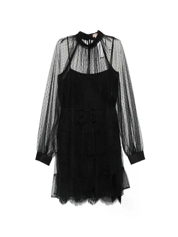TWINSET Tulle Mini Dress