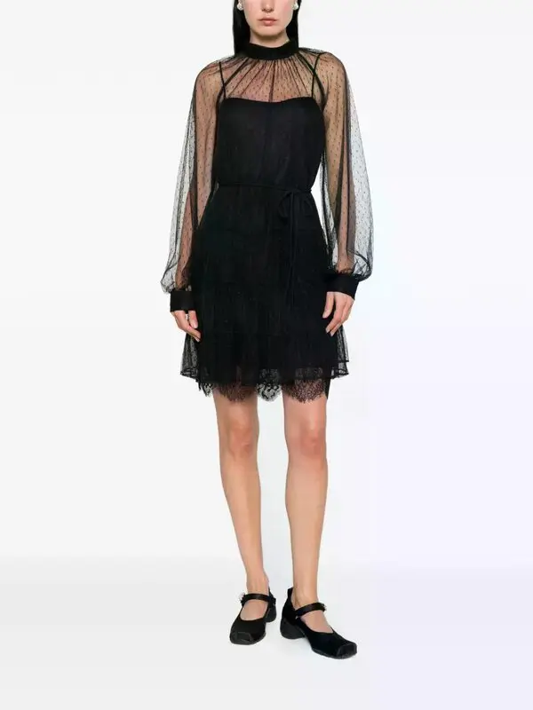 TWINSET Tulle Mini Dress