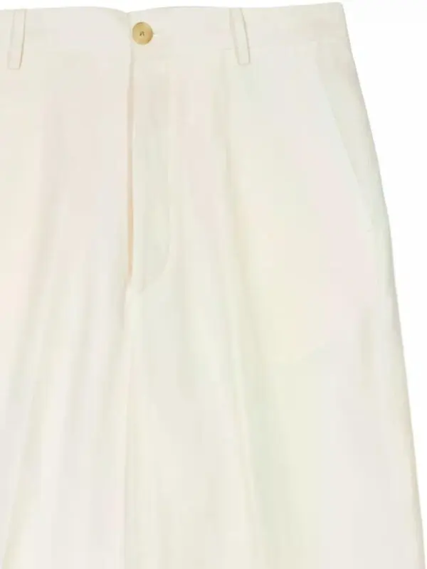 LANEUS Button Trousers - Neutrals