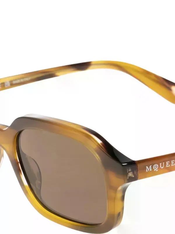 Alexander McQueen Rectangle-frame Sunglasses