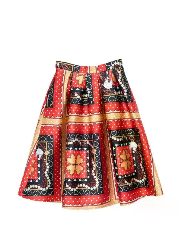 ALESSANDRO ENRIQUEZ Printed Skirt