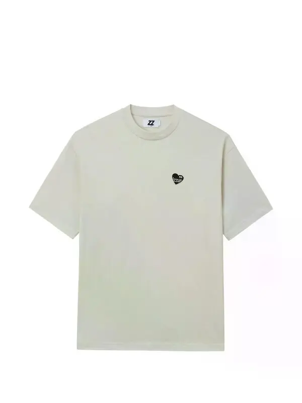 Izzue Heart-motif T-shirt - Neutrals