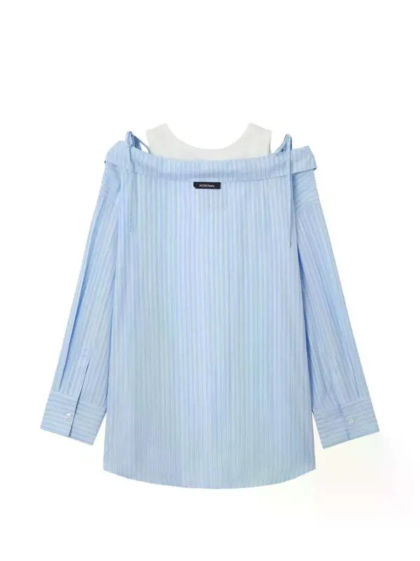 MUSIUM DIV. Striped Tie-straps Top