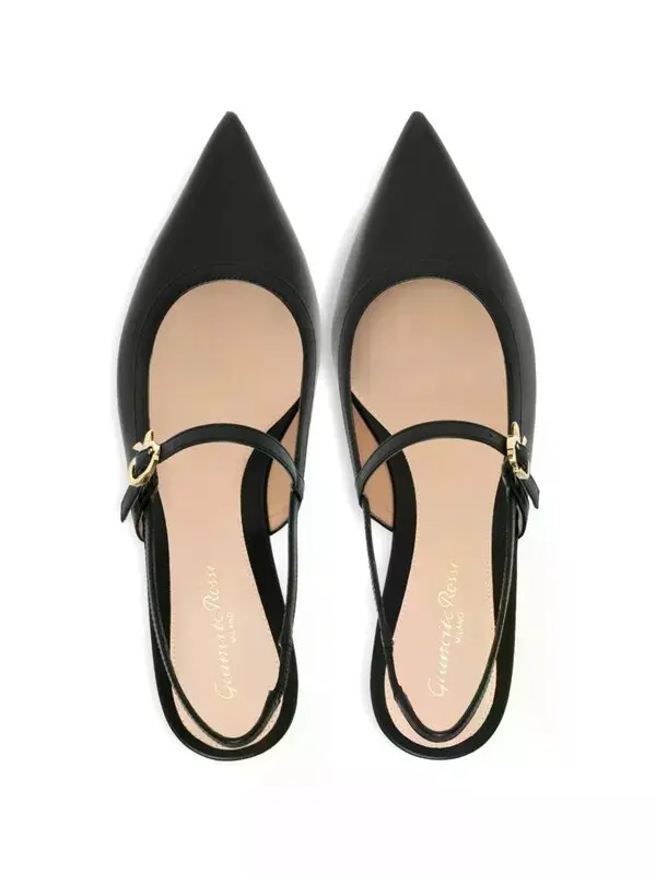 GIANVITO ROSSI Allette Strap-detail Pumps - Black