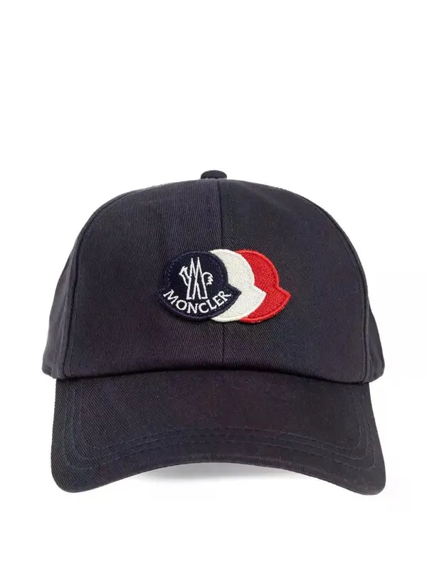 Moncler Logo-patch Baseball Cap - Blue