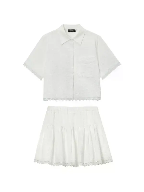TOUT A COUP Lace Skirt Set