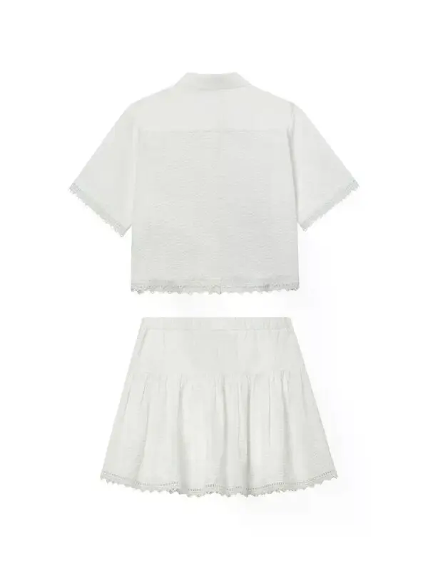 TOUT A COUP Lace Skirt Set
