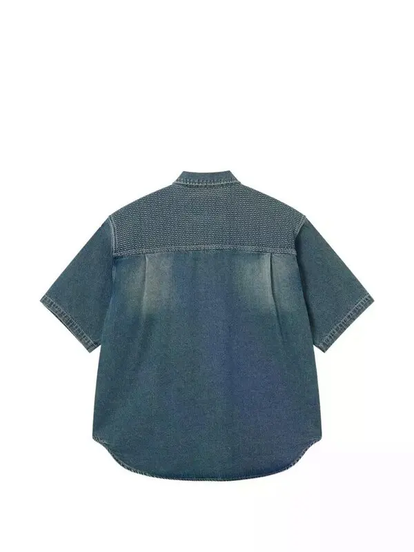 MUSIUM DIV. Patchwork Denim Shirt