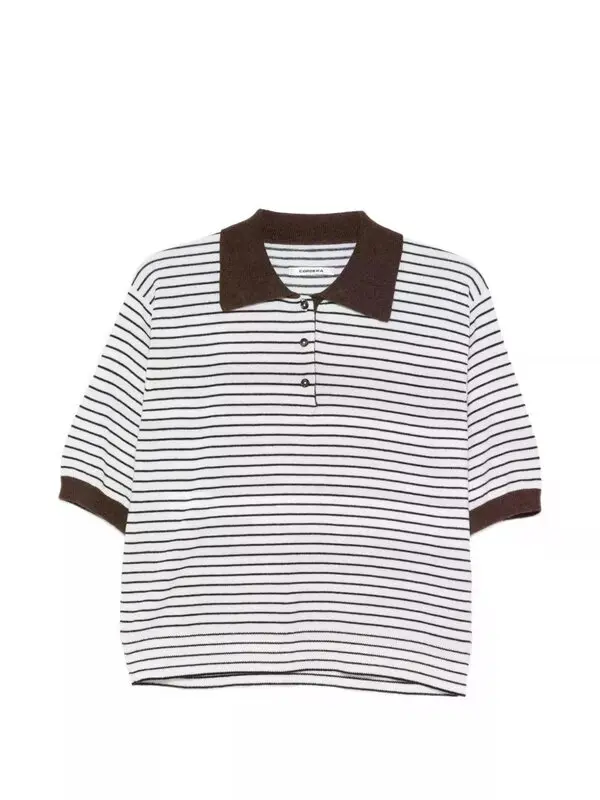 CORDERA Striped Polo Shirt