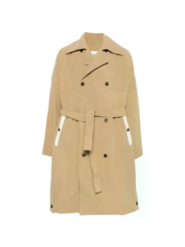 MORDECAI Double-breasted Belted Trench Coat