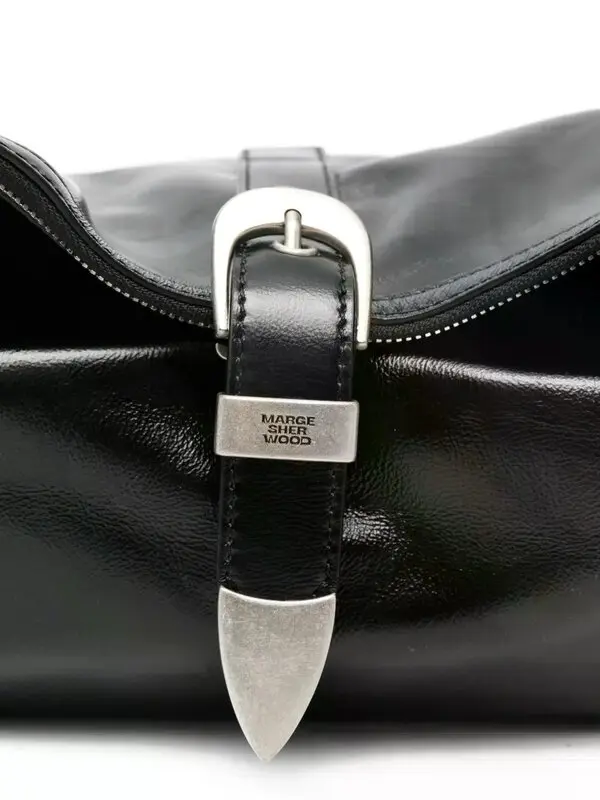 MARGESHERWOOD Belted Hobo Shoulder Bag