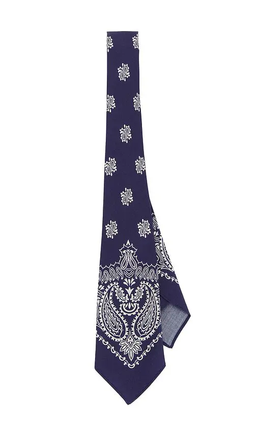 Polo Ralph Lauren Bandana Print Woven Neck Tie - Blue