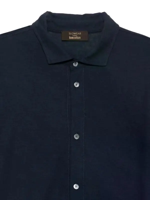 ZANONE Long-sleeved Shirt - Blue