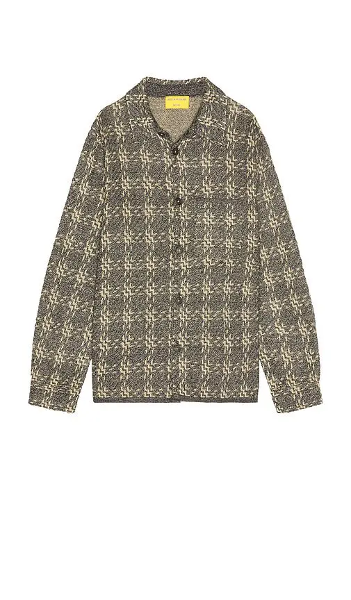 Guest In Residence Plaid Linen Blend Work Shirt In . Also
