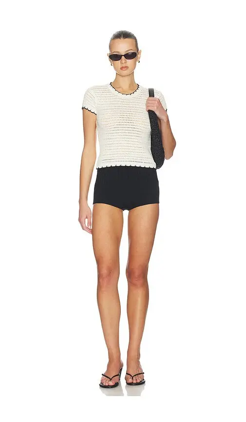 Majorelle Maev Short Sleeve Top